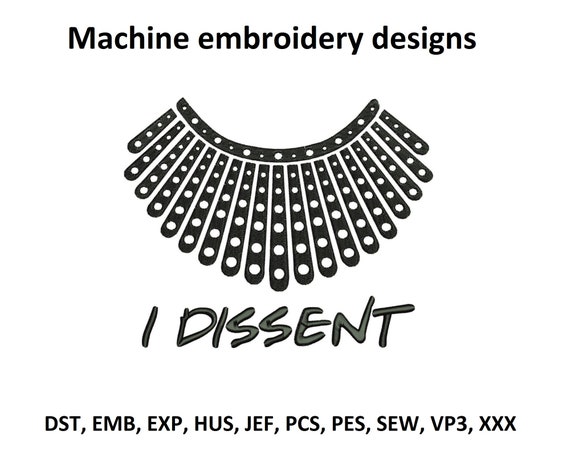 Ruth Bader Ginsburg Embroidery Design Machine Embroidery - Etsy