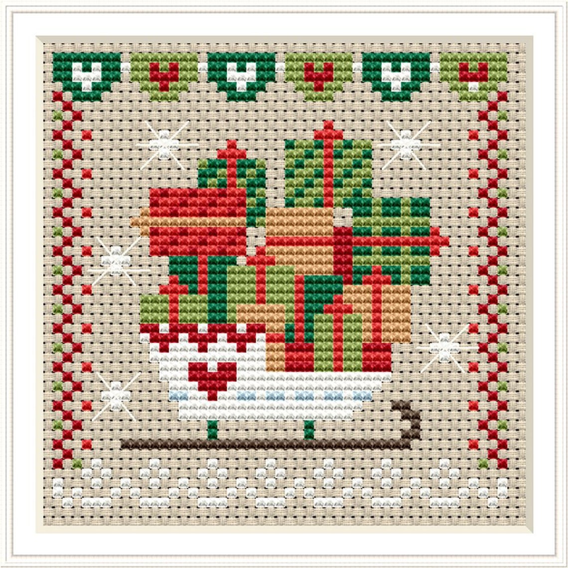 Christmas Decoration Cross Stitch Pattern Holiday Decor Cross | Etsy
