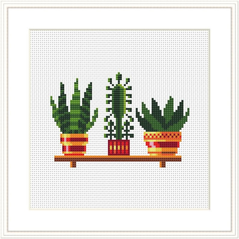 Plants Cross Stitch Succulent Cross Stitch Pattern PDF - Etsy