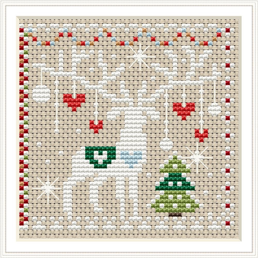 Holiday Decor Cross Stitch PDF Pattern Christmas Decoration | Etsy UK
