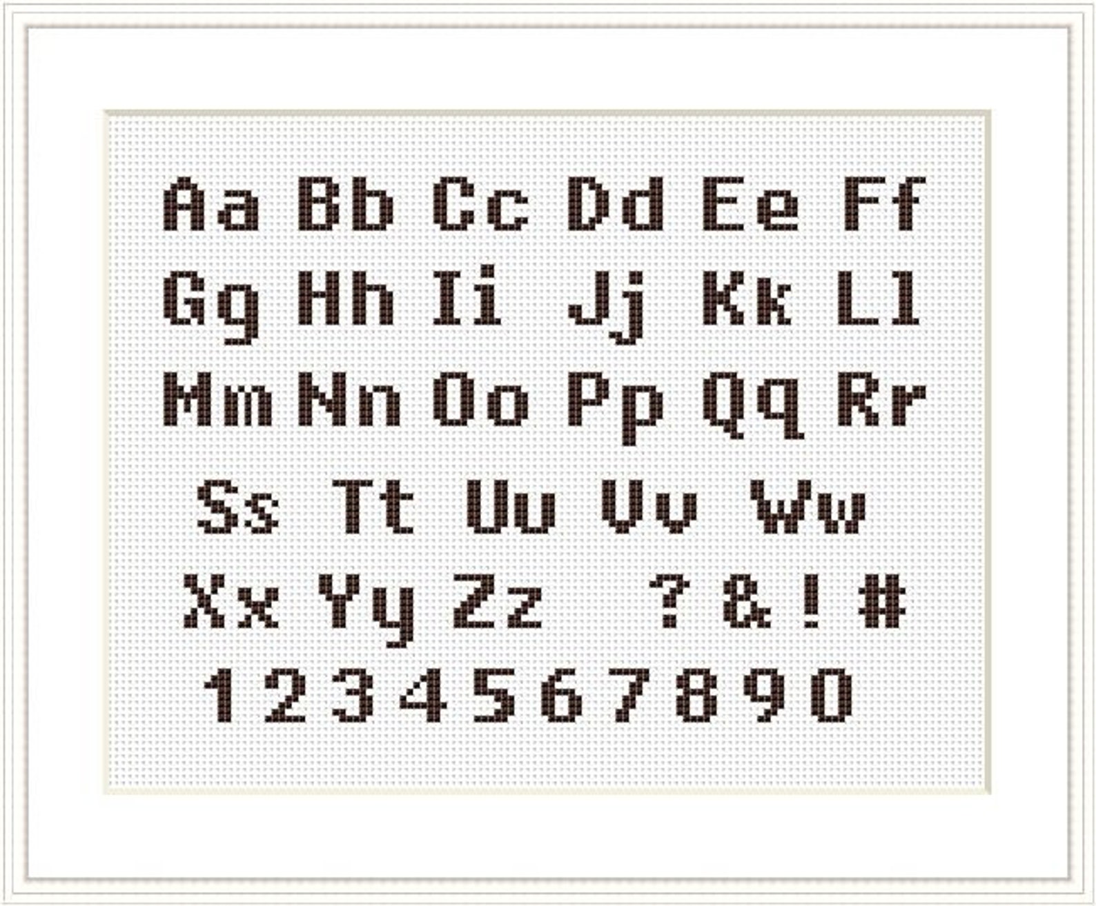 Cross Stitch Letters Cross Stitch Alphabet Pattern Cross - Etsy