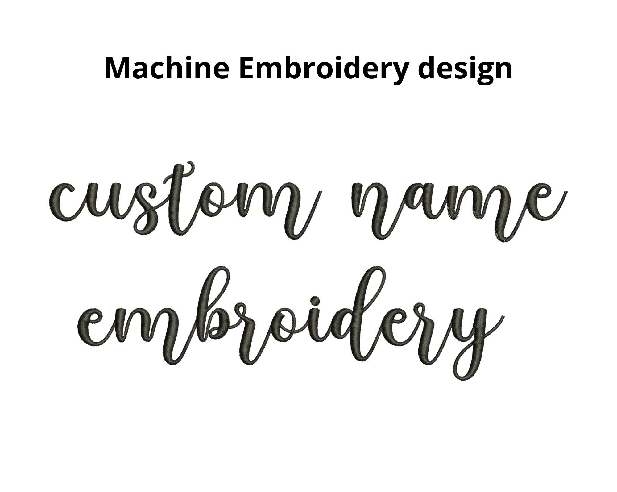 Embroidery Craft Supplies & Tools Custom Name Digitizing Machine ...