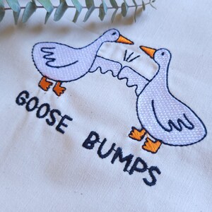 Goose Bumps Embroidery, Silly Goose Embroidery Designs Machine ...