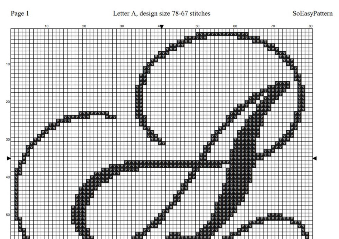 Cross Stitch Letters Cross Stitch Alphabet Pattern Cross | Etsy