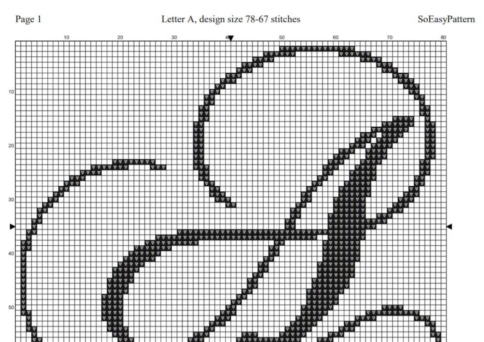 Cross Stitch Letters Cross Stitch Alphabet Pattern Cross - Etsy