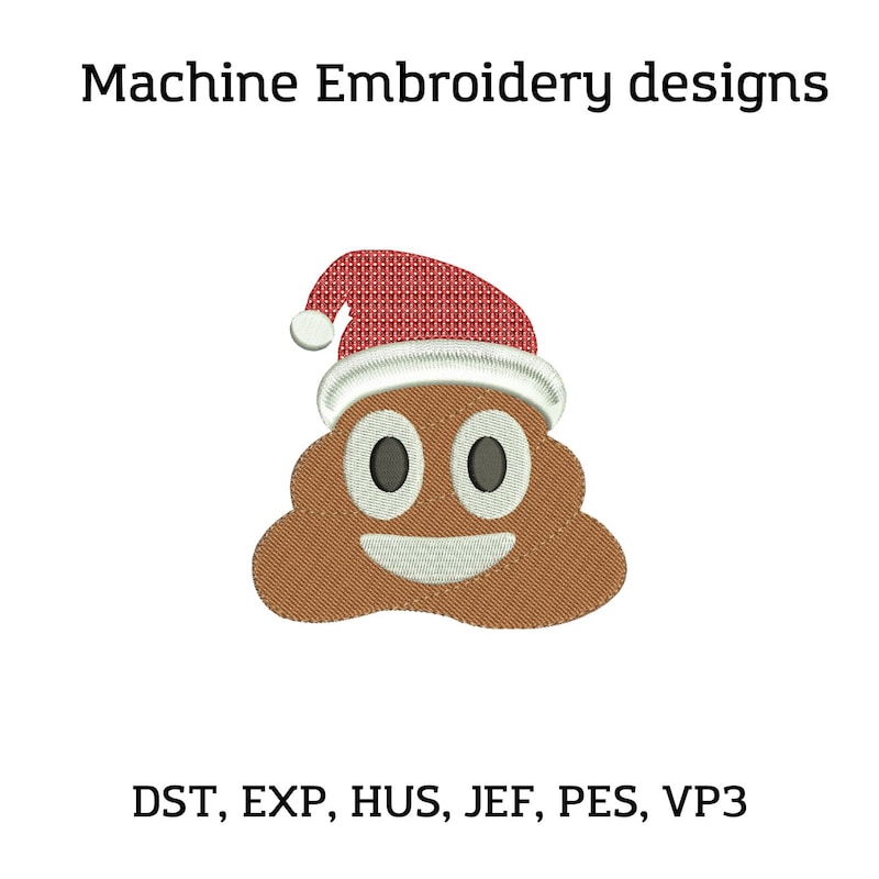 Poop Emoji Santa Hat - Etsy