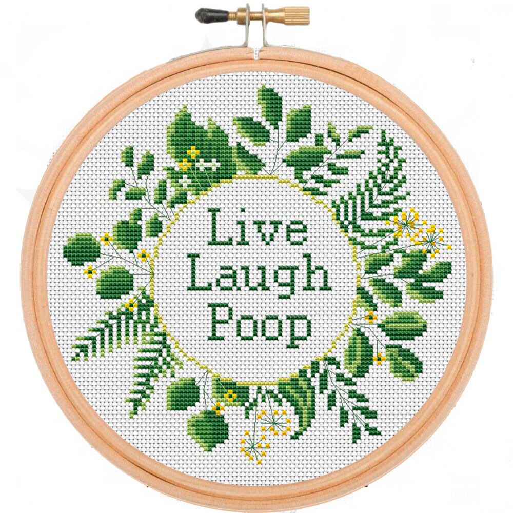 Subversive Cross Stitch Pattern PDF Quote Embroidery Design Funny ...