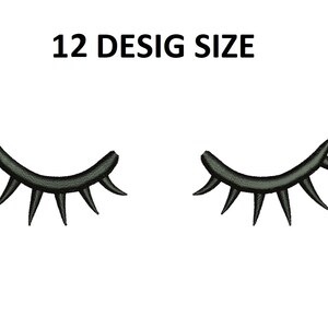 Eyelashes Embroidery Design Eyes With Lashes Machine Embroidery Designs ...