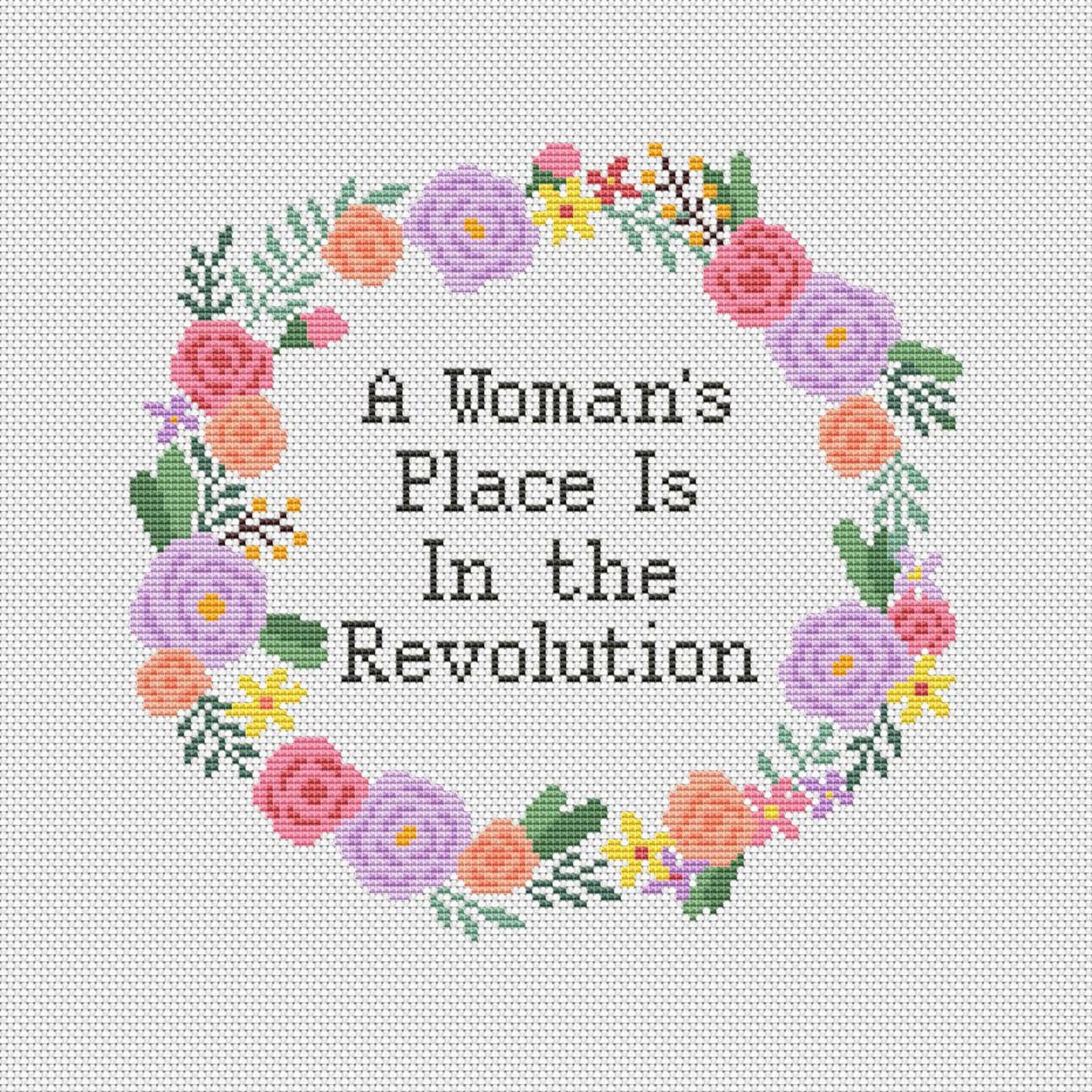 Feminist Cross Stitch Subversive Cross Stitch PDF Modern | Etsy
