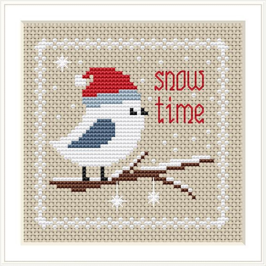 Holiday Decor Cross Stitch PDF Pattern, Christmas Decoration Cross ...