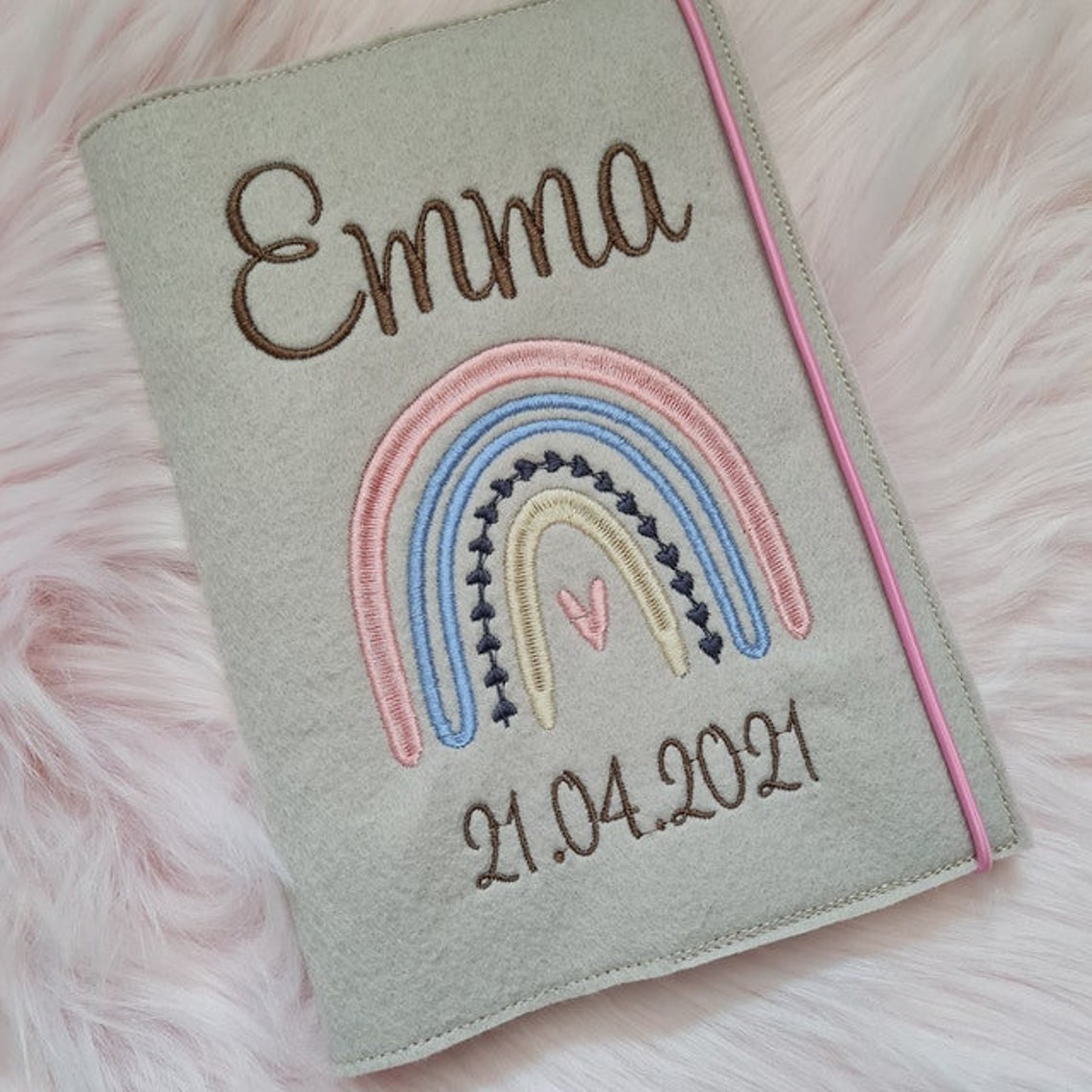 Boho Rainbow Embroidery Design Machine Embroidery Rainbow - Etsy