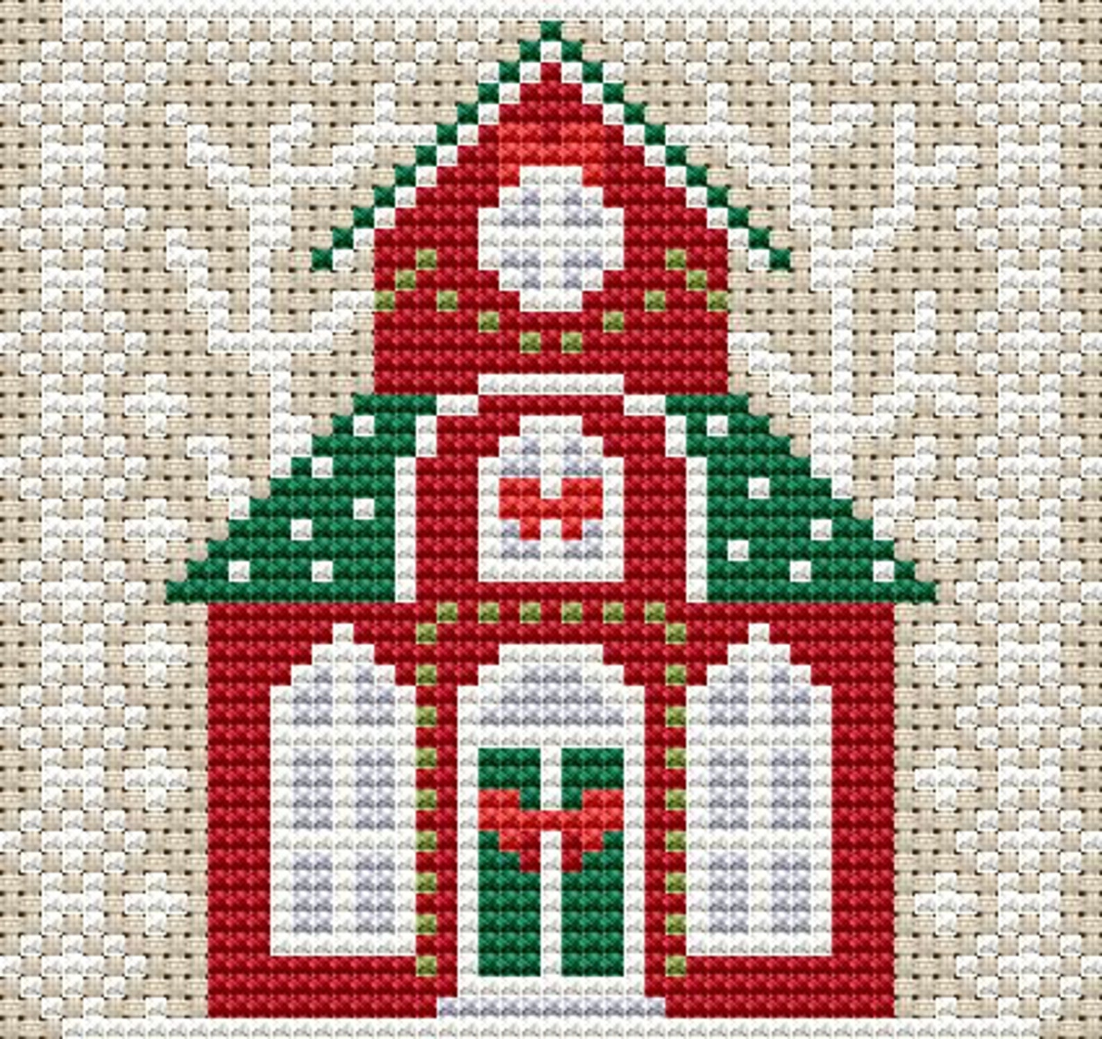 Christmas Decoration Cross Stitch Pattern Holiday Decor Cross - Etsy