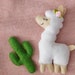 Lama Felt Pattern Baby Mobile Pattern Llama Decor Cactus - Etsy