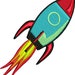 Rocket Ship Machine Embroidery Design Spaceship Machine Embroidery for ...