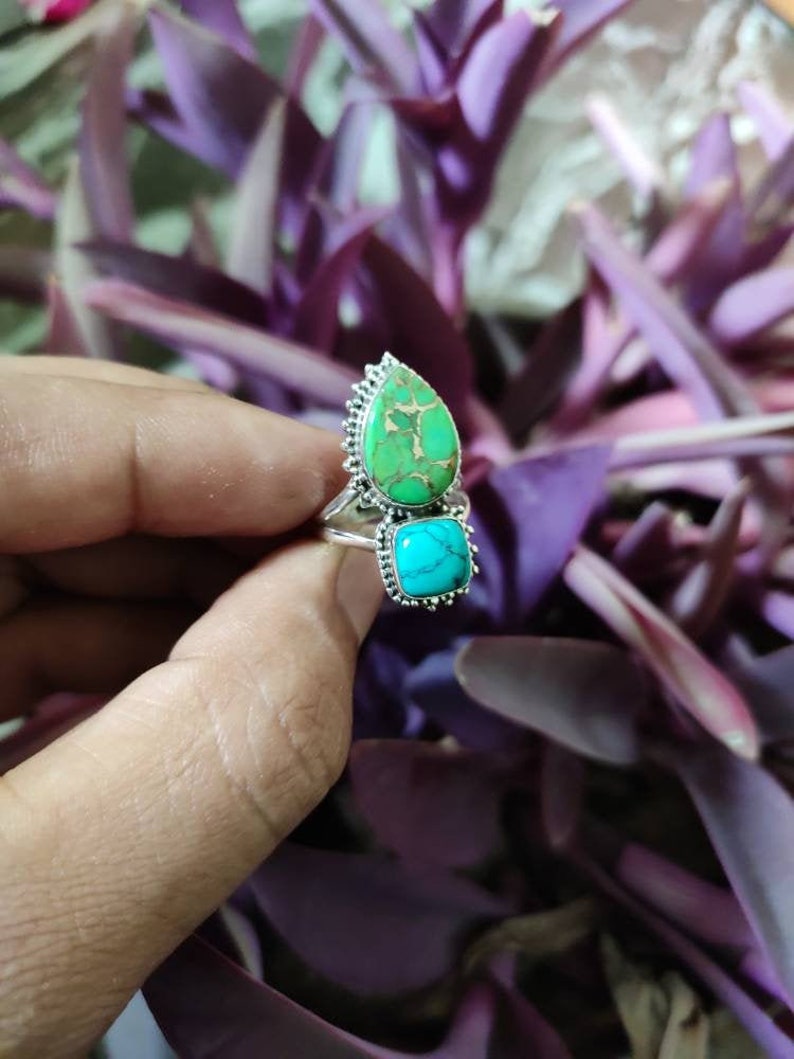 Turquoise Ring 925 Silver Ring Unique Ring Trending Ring - Etsy India