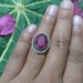 Ruby Ring Sterling Silver Dainty Ring July Birthstone Propose - Etsy