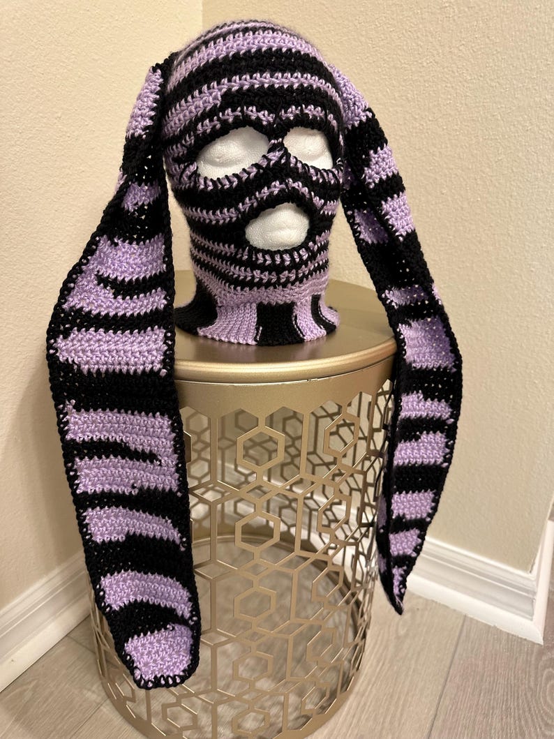 Bunny XL Ear Ski Mask - Etsy