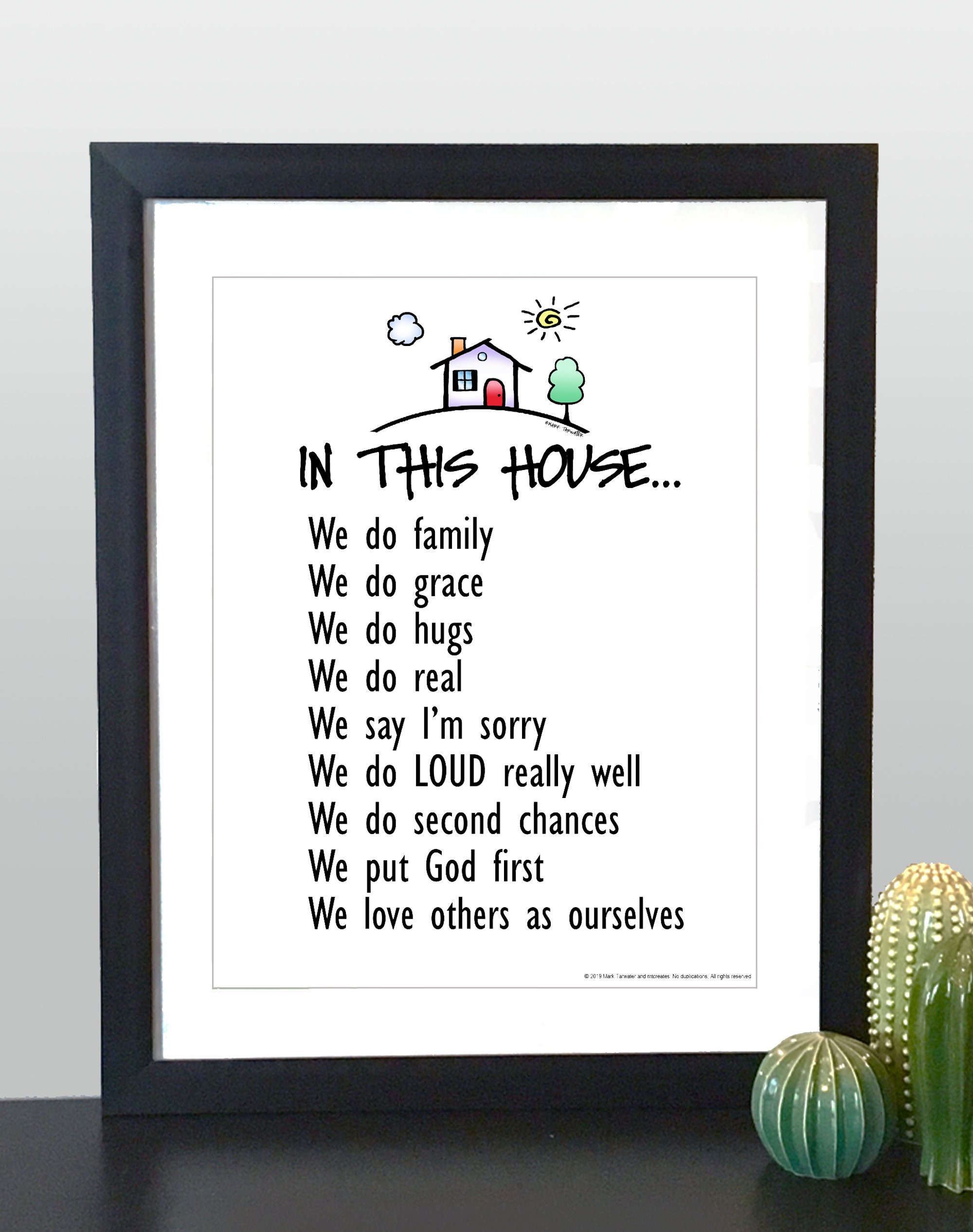 In This House Poster - Etsy
