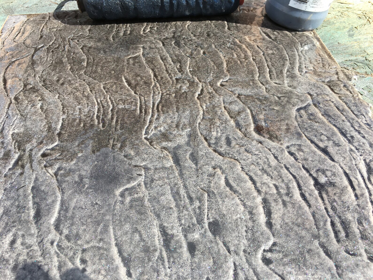 Concrete Texture Rollers – the "original" Medium Italian Slate Concrete ...