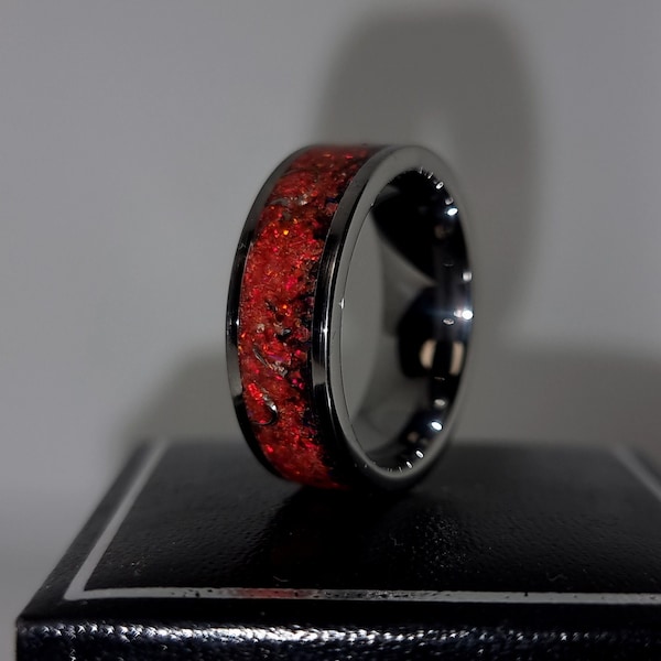 Meteorite Ring - Etsy UK