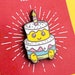 Birthday Cake Character Hard Enamel Pin Badge, We Love This New Little ...