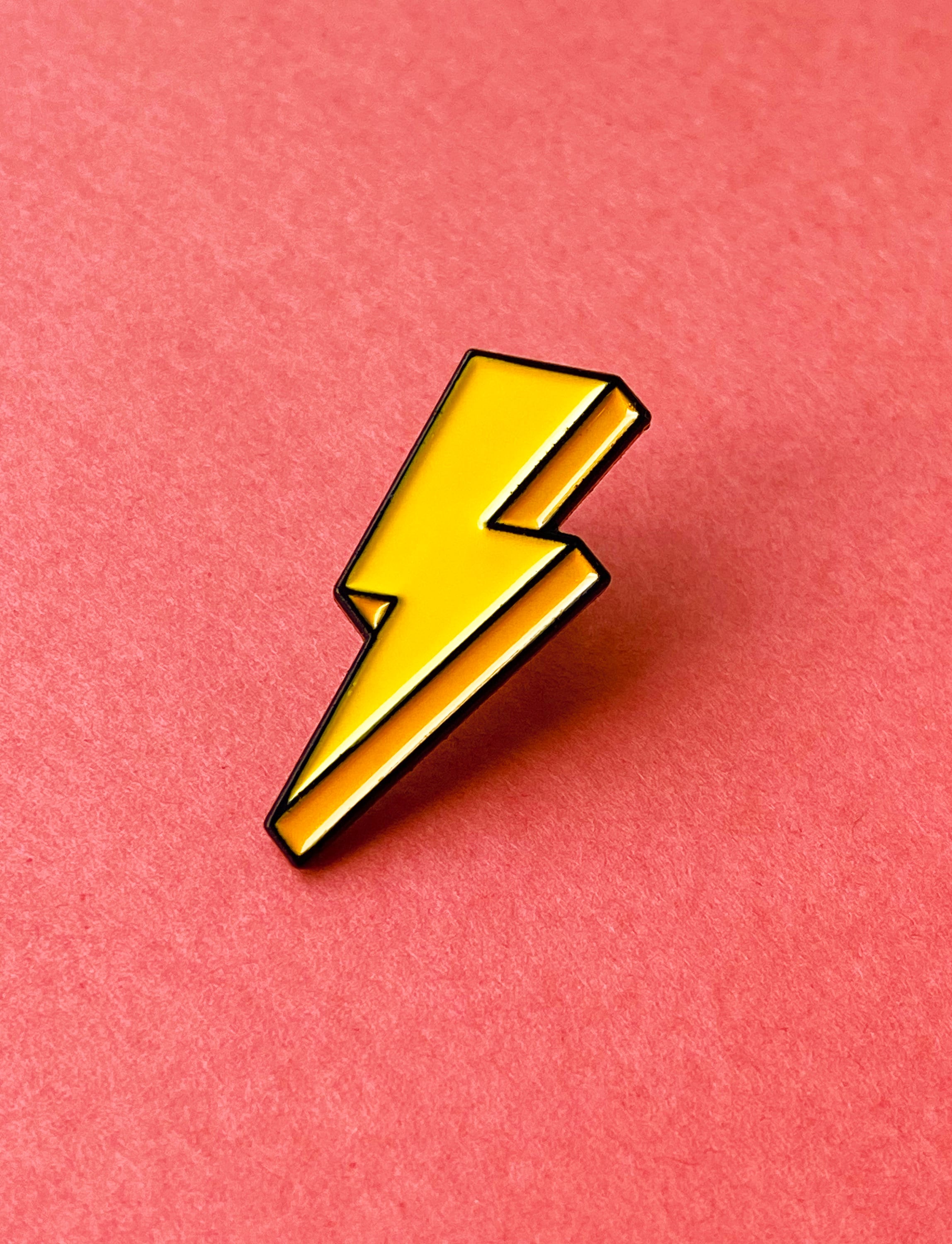 Lightening Bolt Enamel Pin Badge, These Pins Are Electrifying... - Etsy