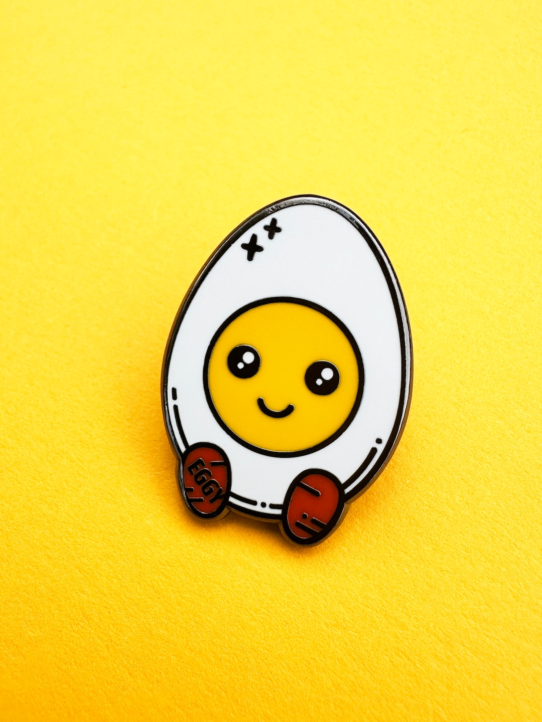 Eggy the Boiled Egg Hard Enamel Pin Badge, We Love This New Little ...