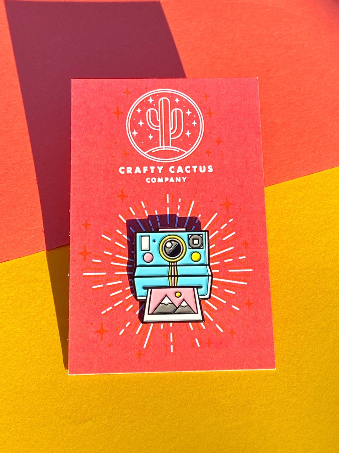 Retro Camera Enamel Pin in Pastel Blue Edition, a Great Gift for ...
