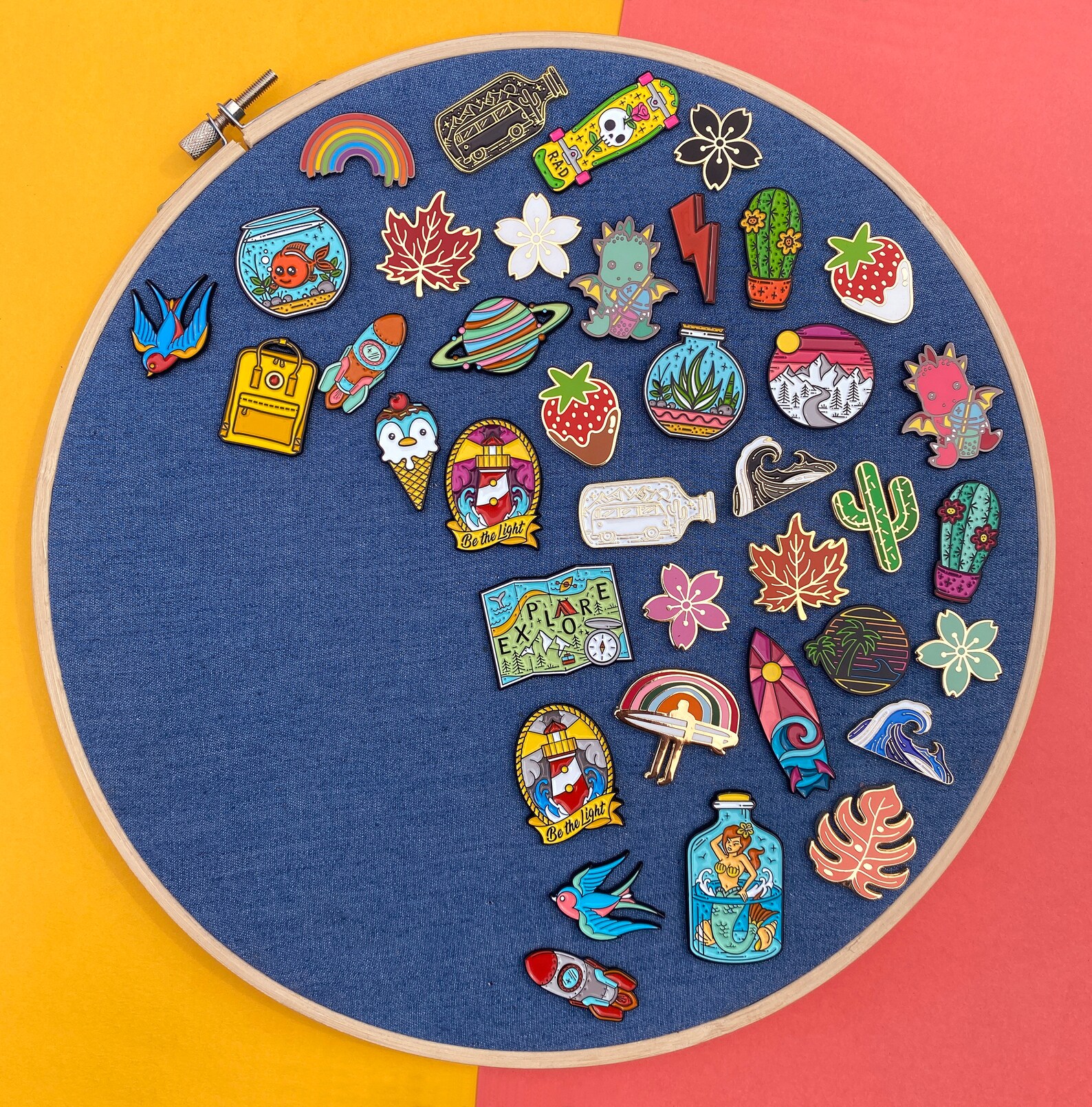 Planet Enamel Pin Badge Enter Orbit With Our Latest Pin... - Etsy