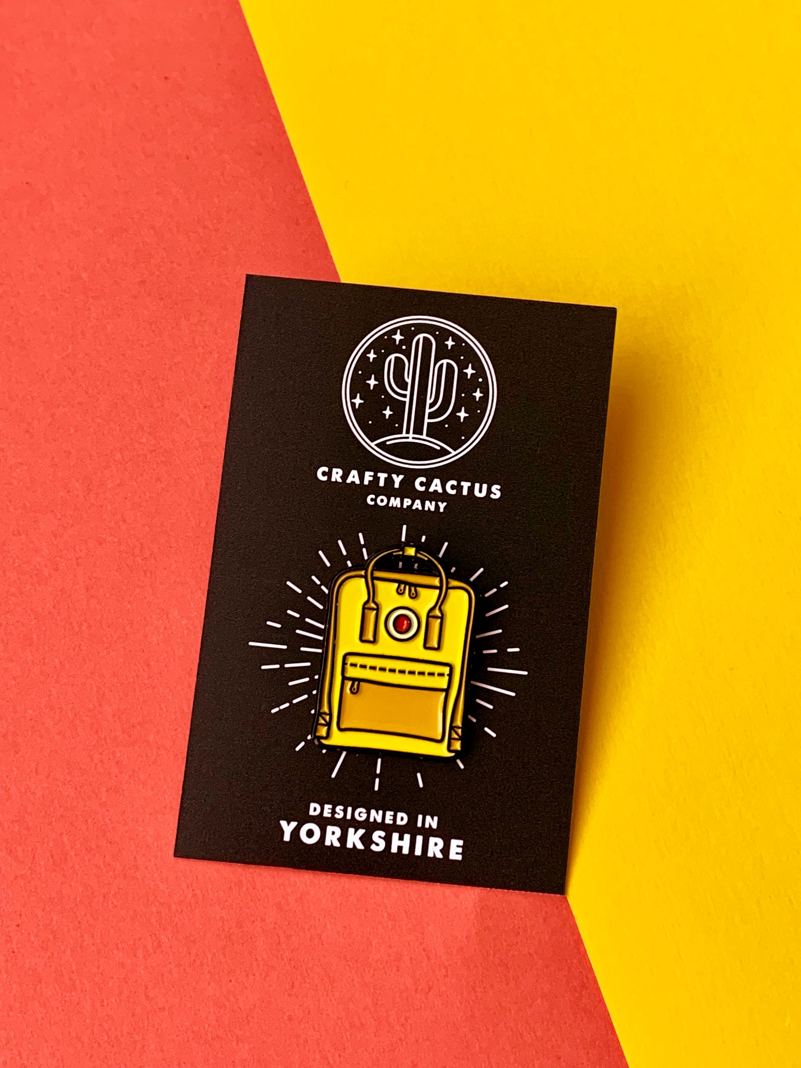 Enamel Pin Yellow VSCO Backpack - Etsy