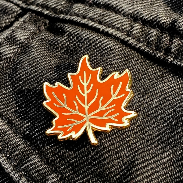 Autumn Leaf Brooch - Etsy