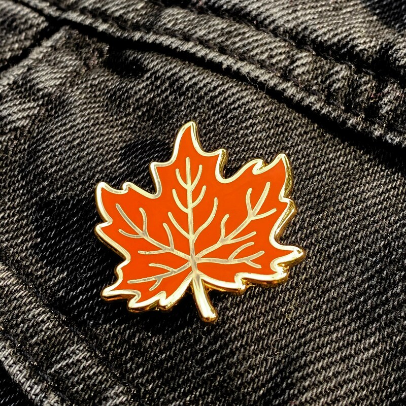 Autumn Leaf Brooch - Etsy