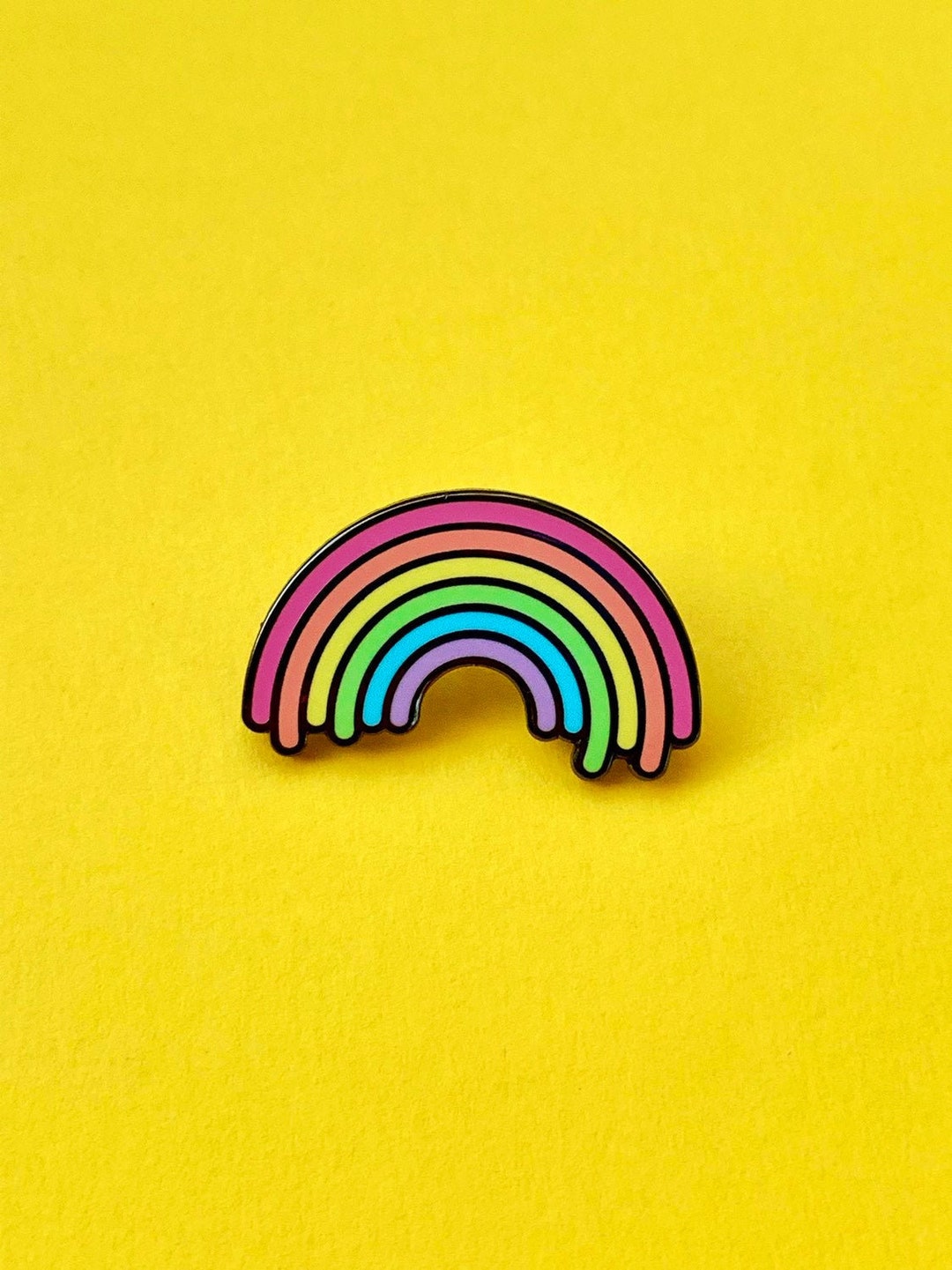 Rainbow Enamel Pin Badge, Pastel Edition, a Great Addition to Your Back ...