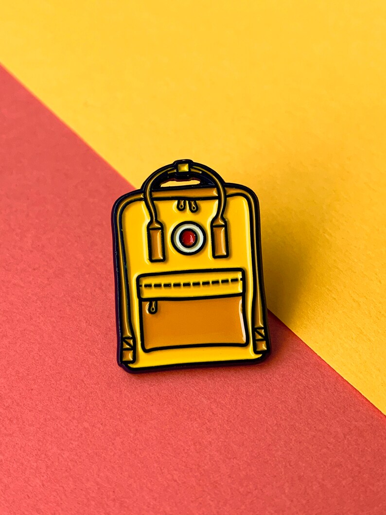 Kanken Backpack Enamel Pin and Vinyl Sticker a Great Gift for - Etsy