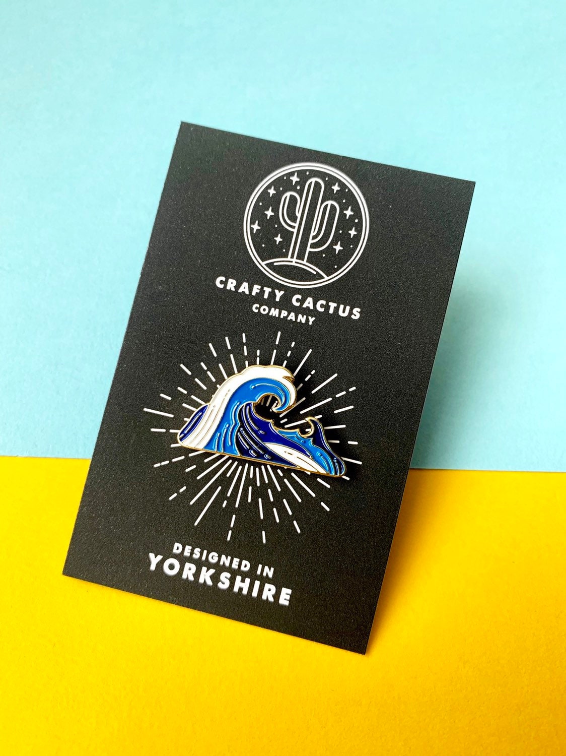 Wave Pin Badge a Great Gift for Any Ocean Lover... - Etsy UK