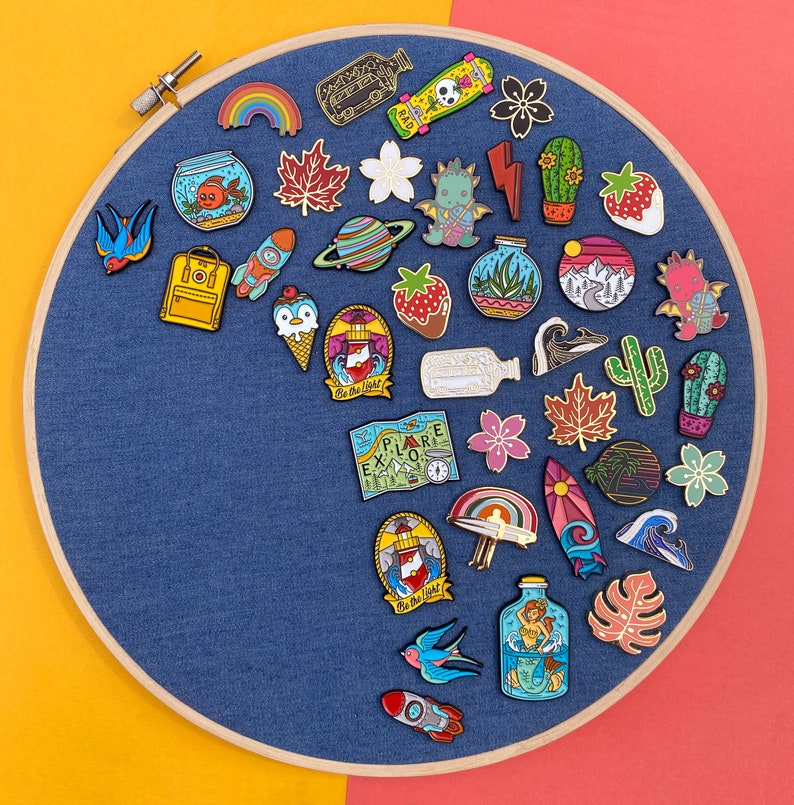 Wave Pin Badge a Great Gift for Any Ocean Lover... - Etsy UK