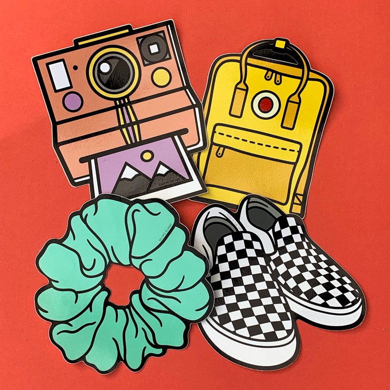 Kanken Backpack Enamel Pin and Vinyl Sticker a Great Gift for - Etsy