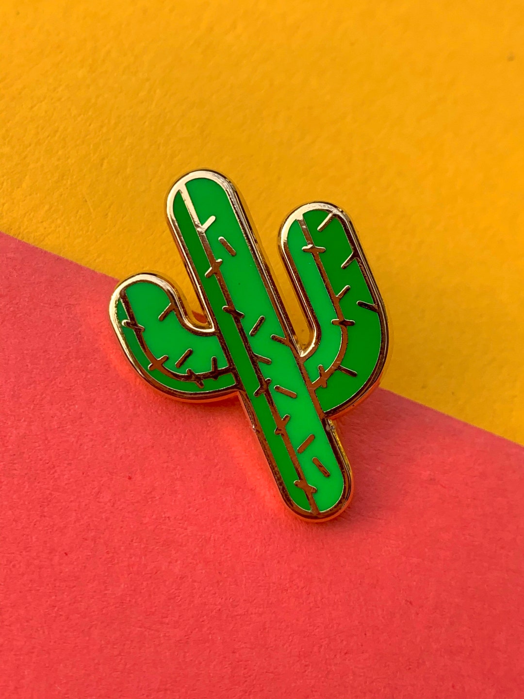 Hard Enamel Pin Cactus Badge, a Great Gift for Any Cactus Lover!!! - Etsy