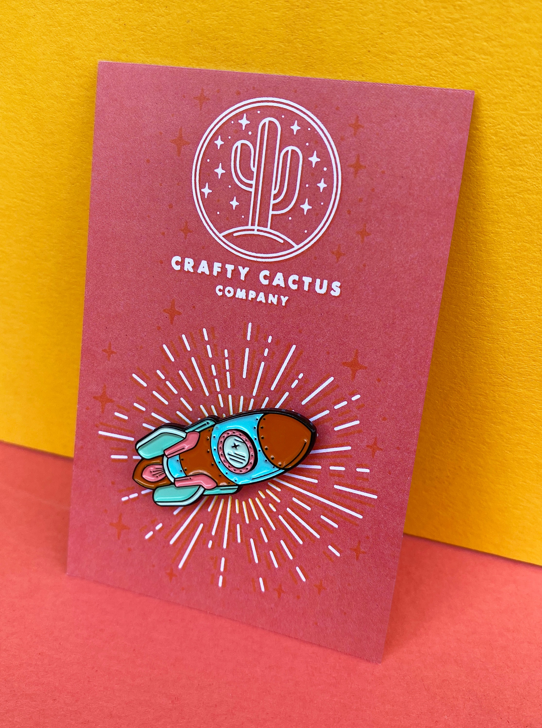 Rocket Pastel Enamel Pin Badge Enter Space With Our Latest - Etsy UK