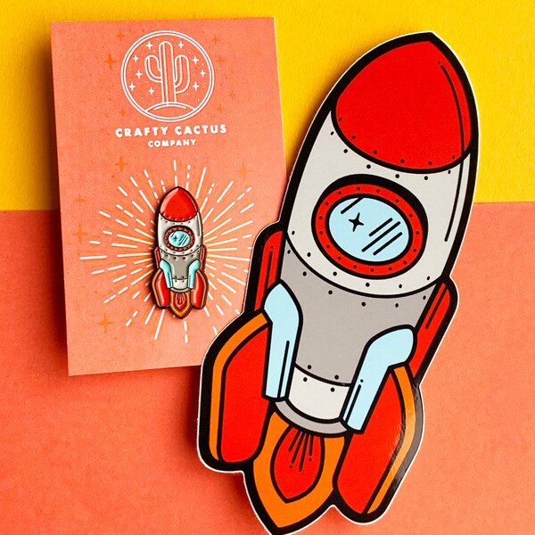 Space Enamel Pin Etsy