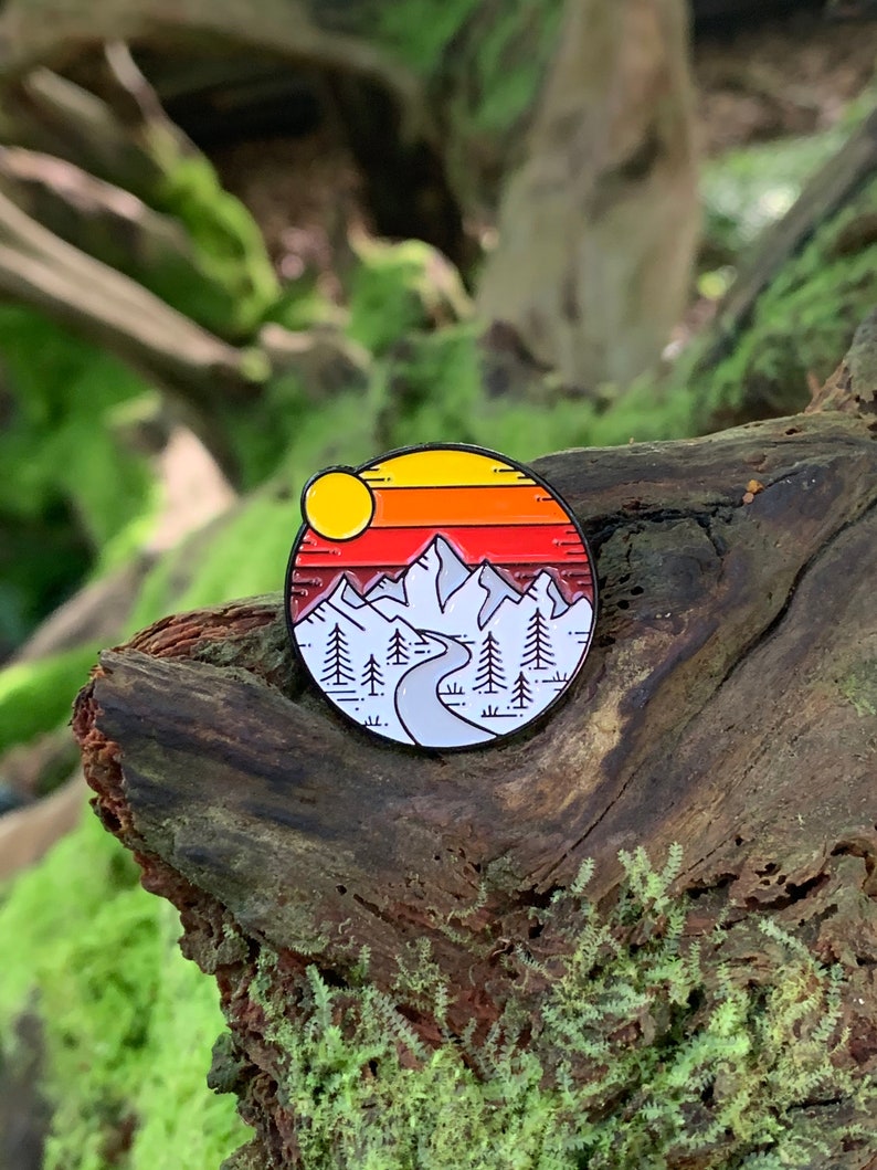Alpine Adventure Combo Enamel Pins, Red Edition, Perfect for That ...