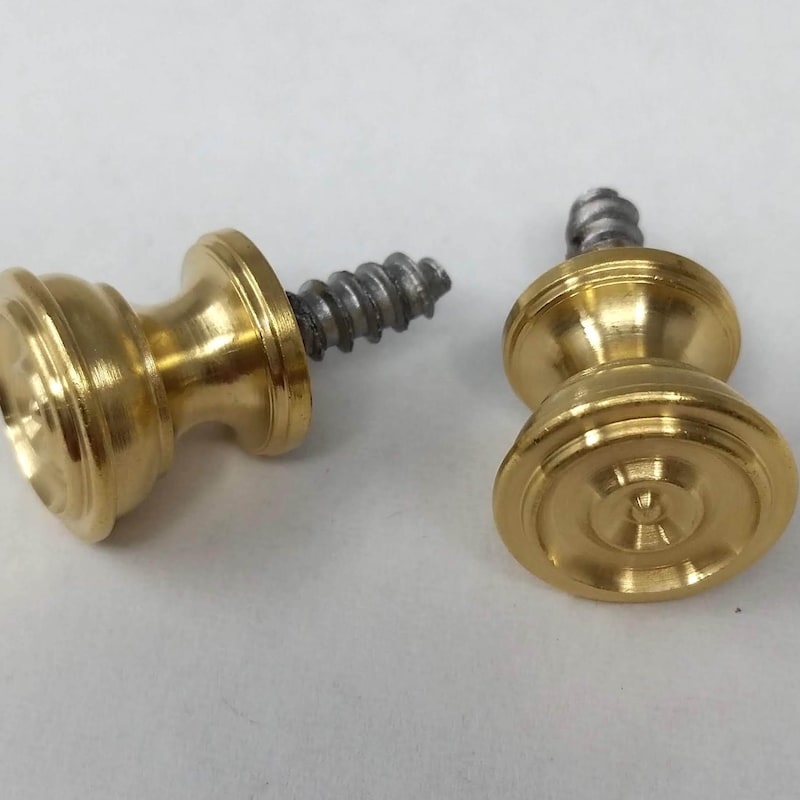 Small Brass Knobs - Etsy