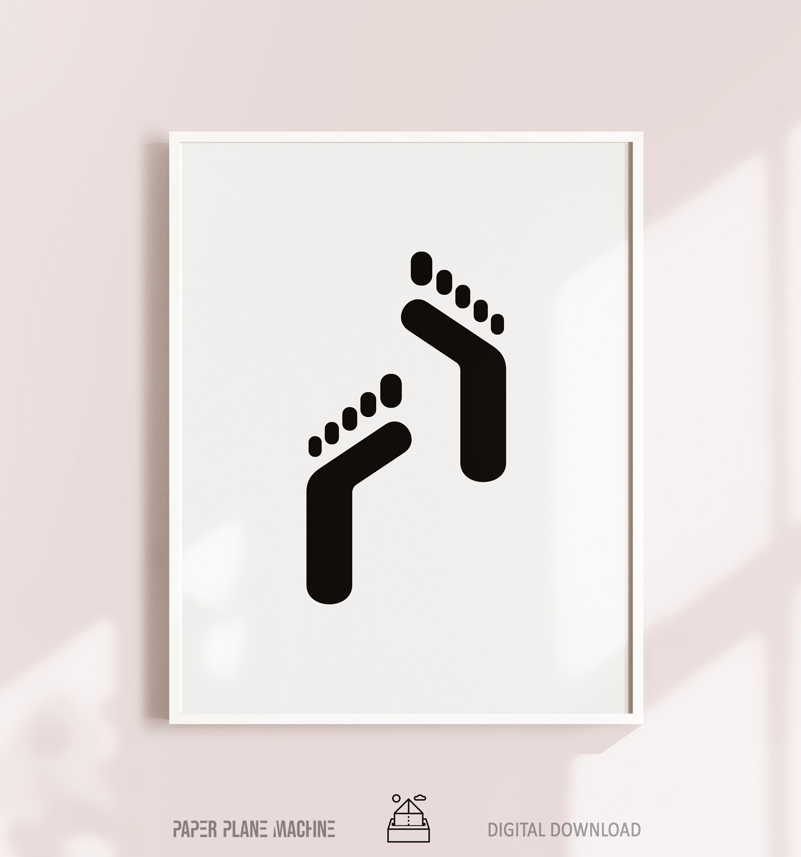 Fun AZTEC Glyph Printable Minimalist Art Aztec Wall Art | Etsy