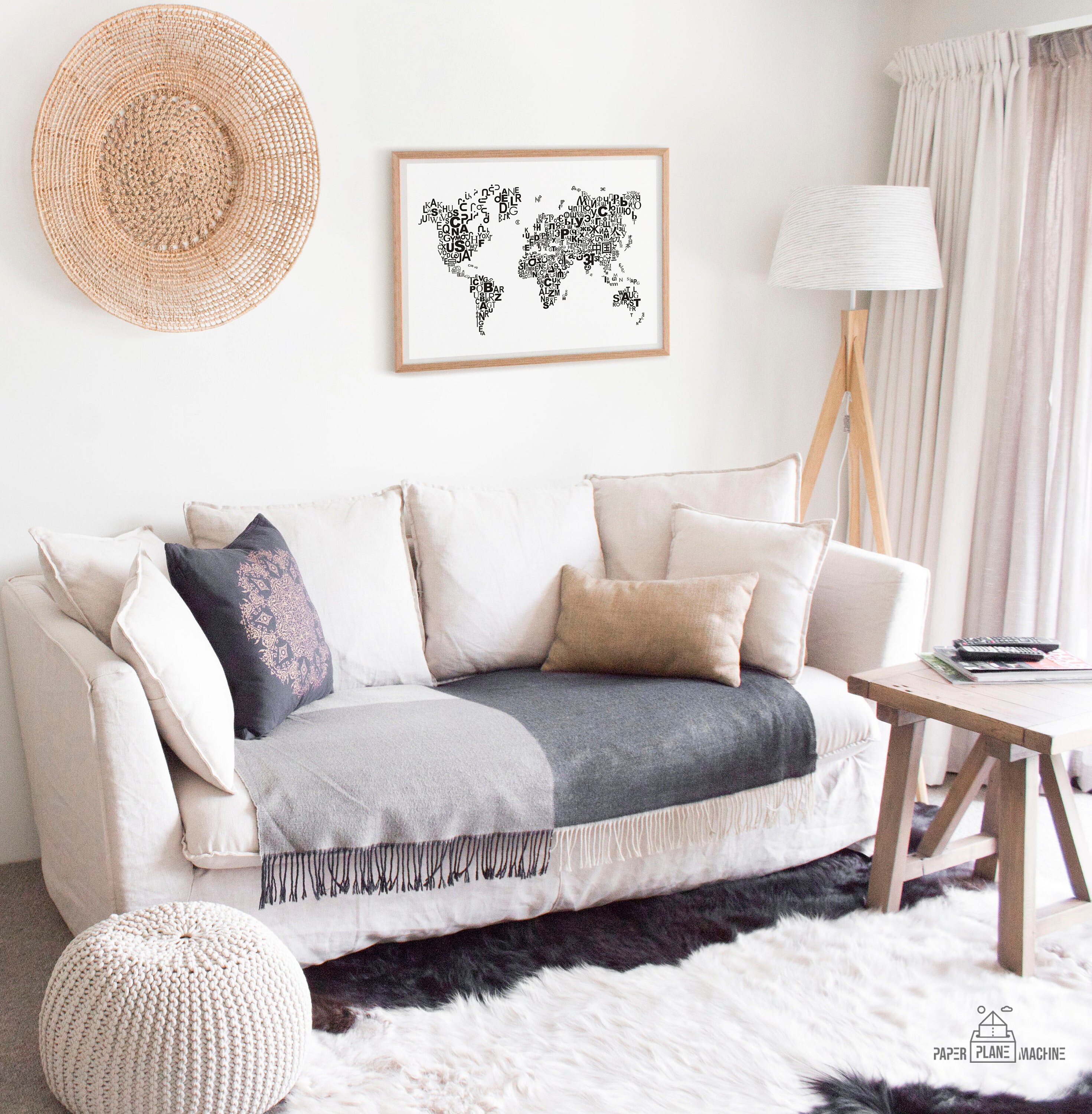 The WORLD'S SCRIPTS MAP World Map Wall Art World Map - Etsy