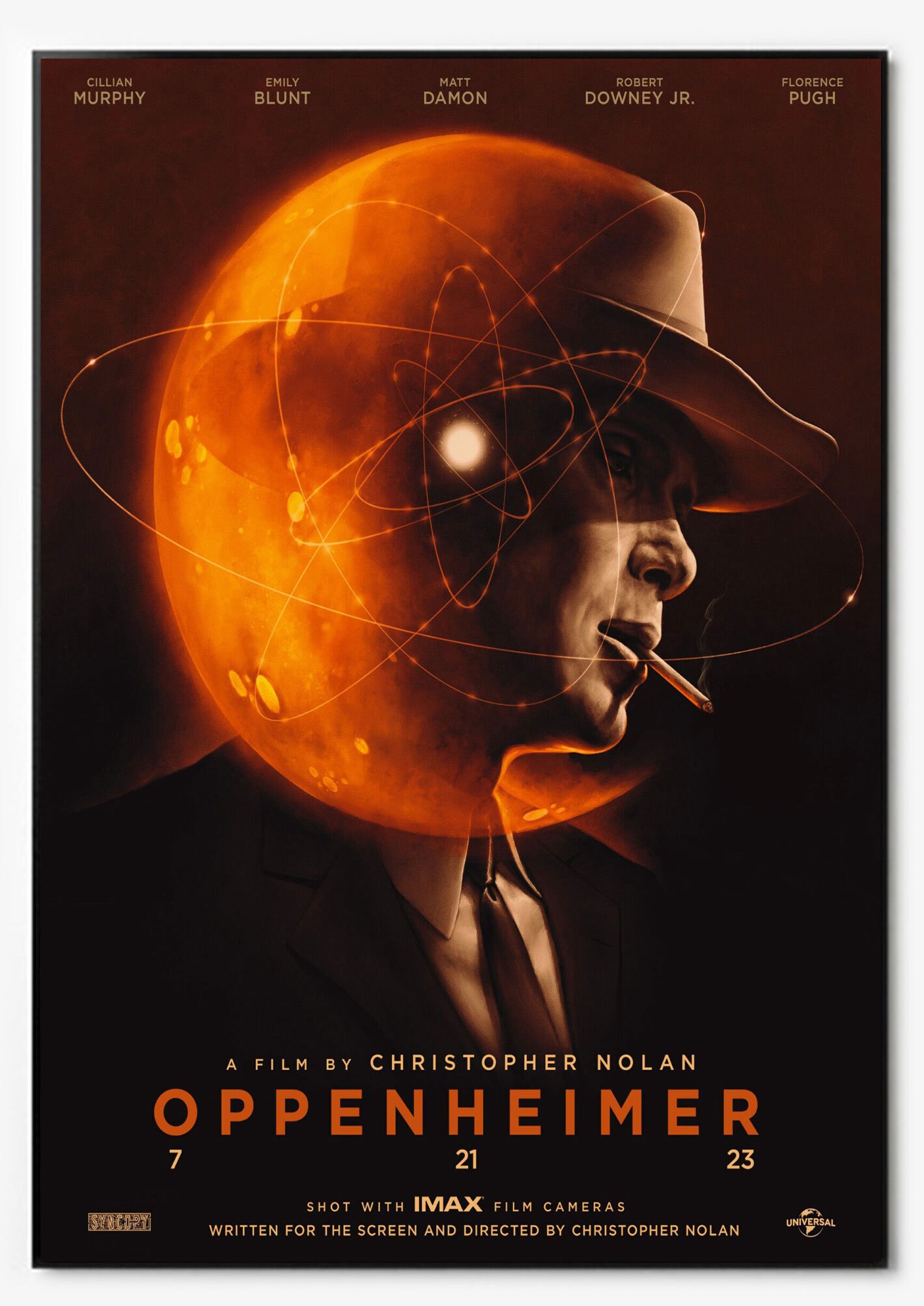 Oppenheimer Poster, Movie Poster Active, Nuclear Poster, Matte Poster ...