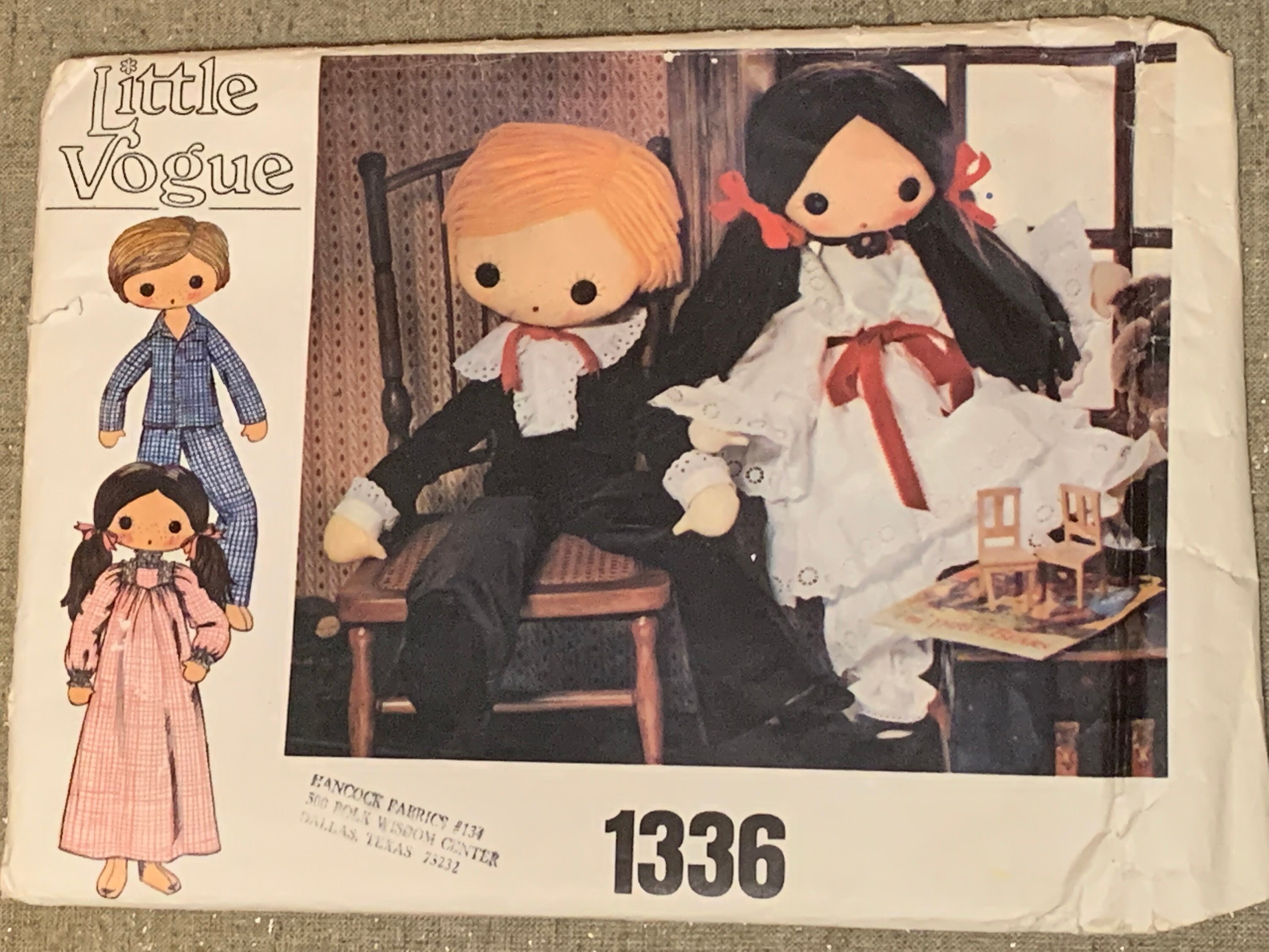 Soft Sculpture Doll Patterns With Clothing Uncut - Etsy UK