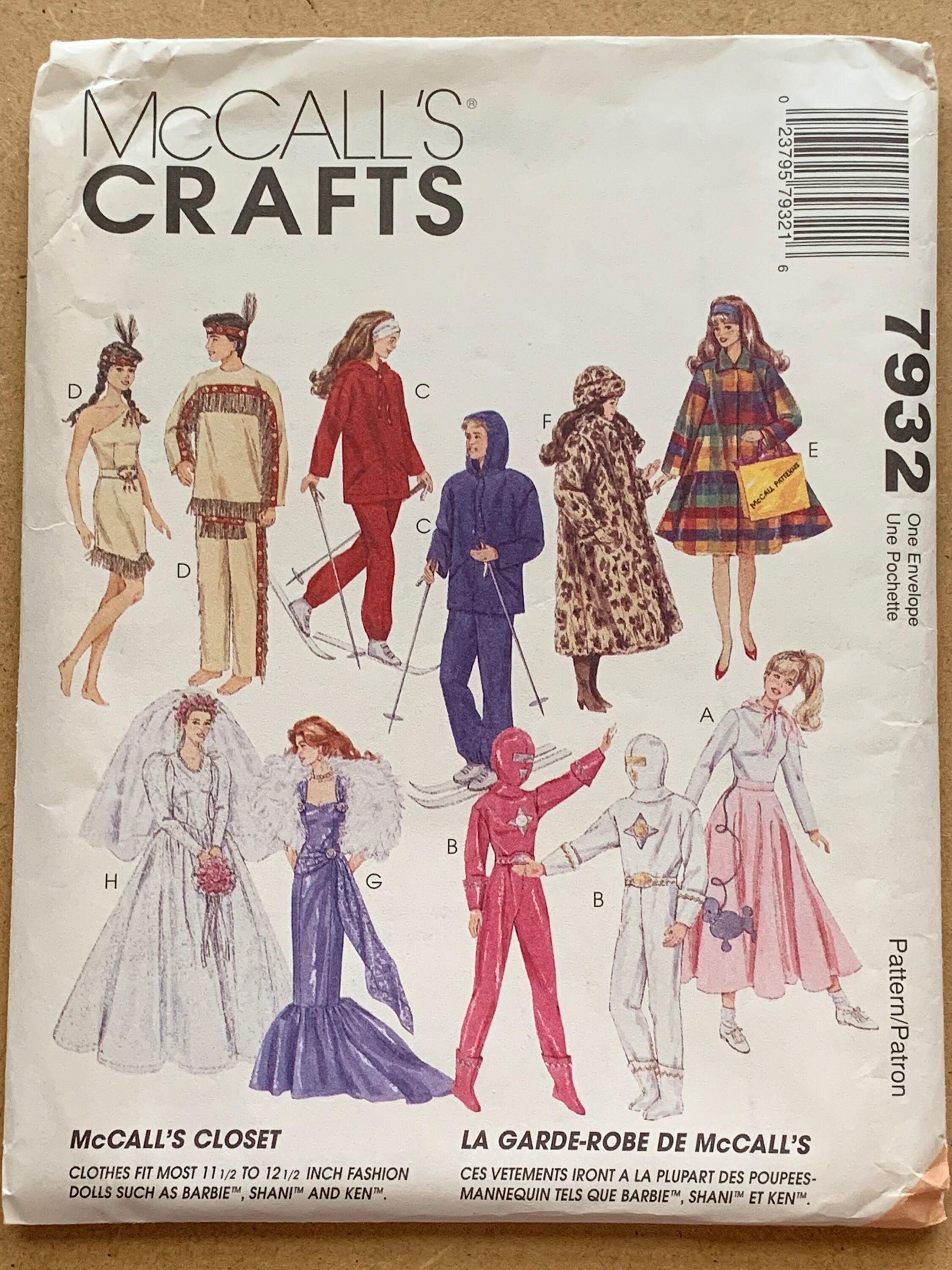 Mccall's Crafts Barbie Patterns - Etsy