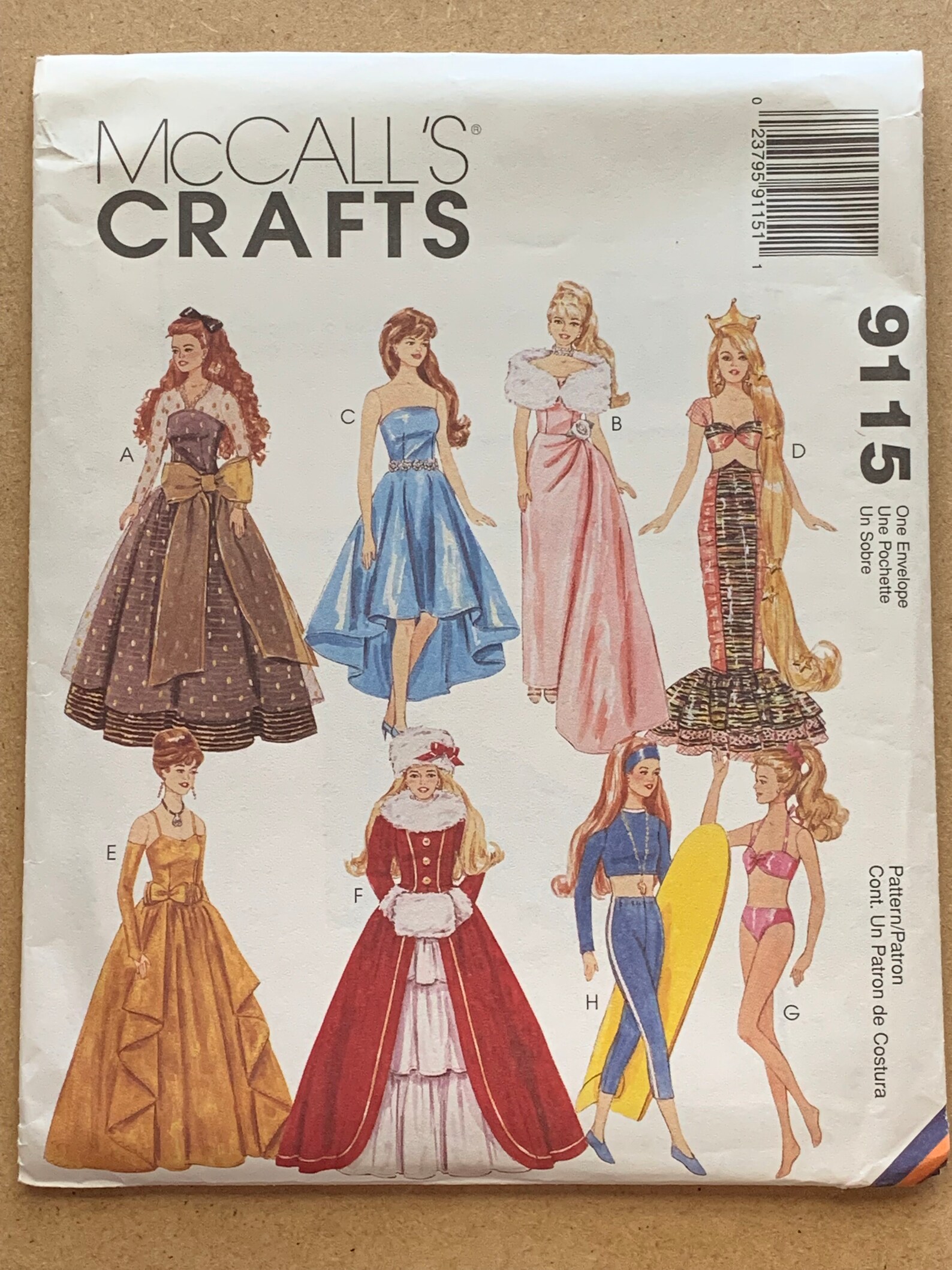 Mccall's Crafts Barbie Patterns - Etsy