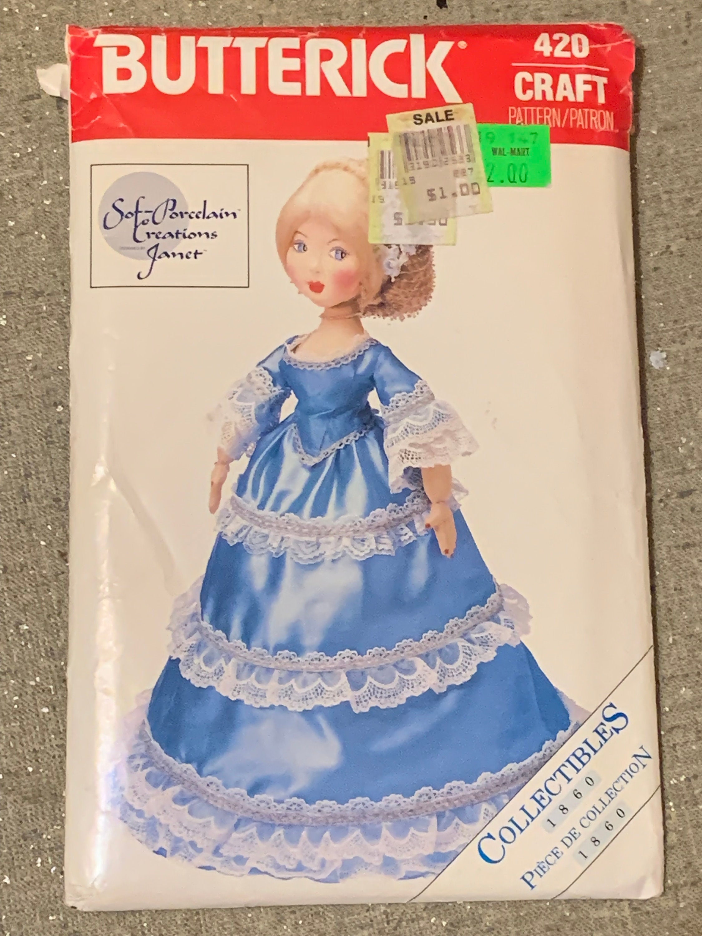 Soft Sculpture Doll Patterns With Clothing Uncut - Etsy UK