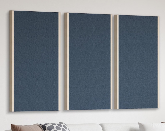 Stylish Wood Framed Acoustic Panels for Soundproofing & Echo Reduction ...
